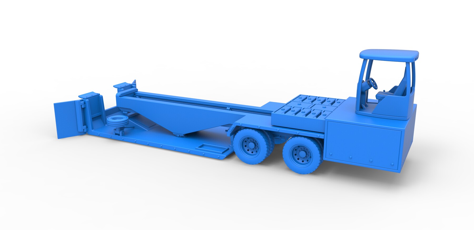 ArtStation - 3D printable Diecast tractor pulling sled Scale 1 to 25 ...
