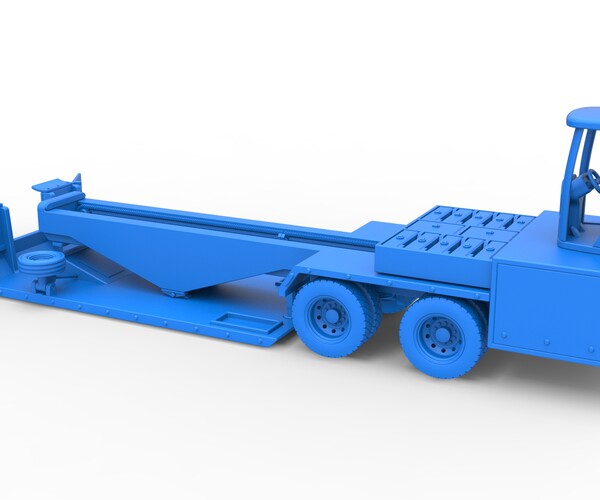 ArtStation - 3D printable Diecast tractor pulling sled Scale 1 to 25 ...