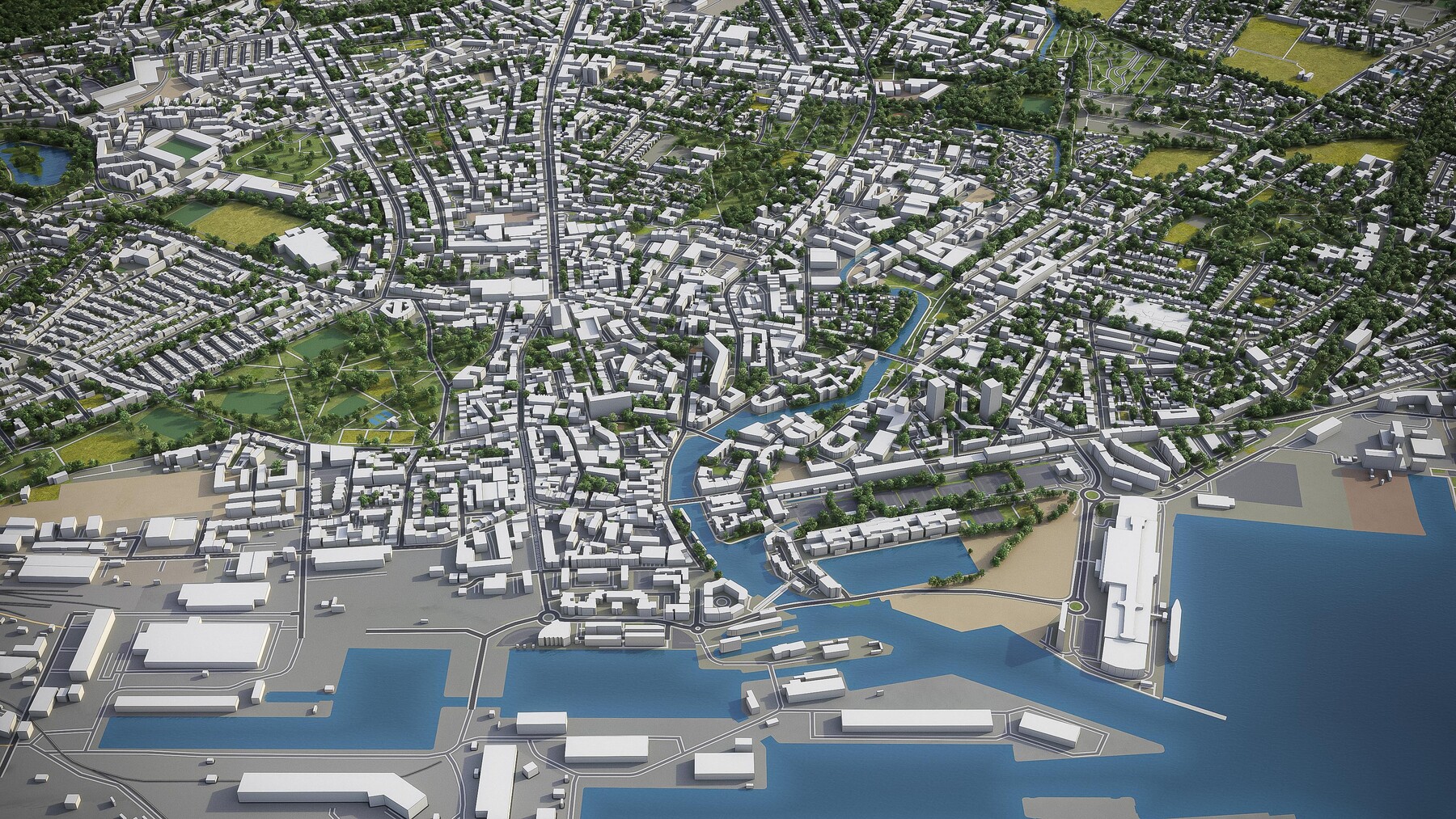 ArtStation - Edinburgh - 3D city model | Resources
