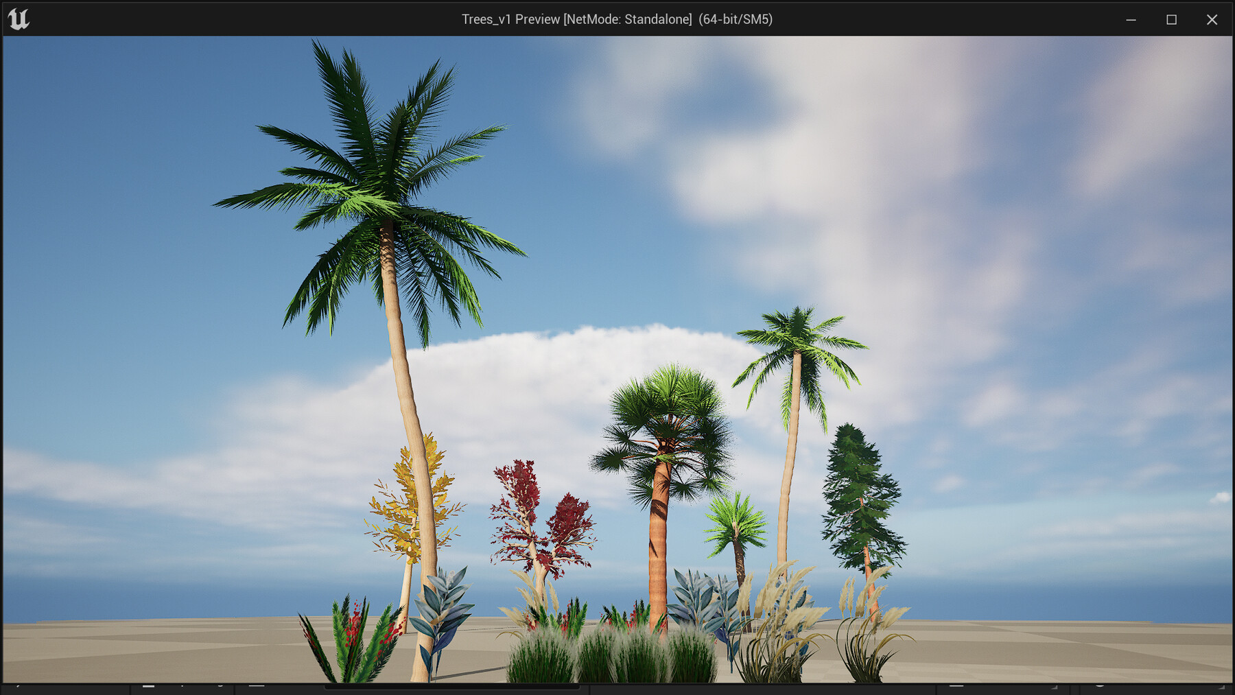 ArtStation - Palm And Grass | Game Assets