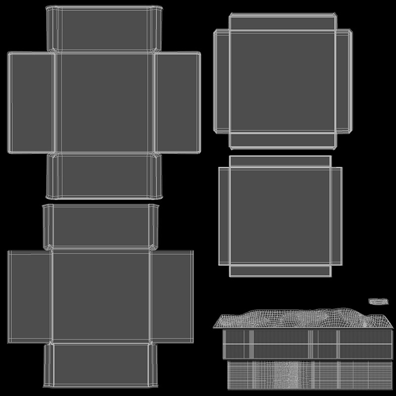 ArtStation - Gift boxes set - 4 box shapes | Resources