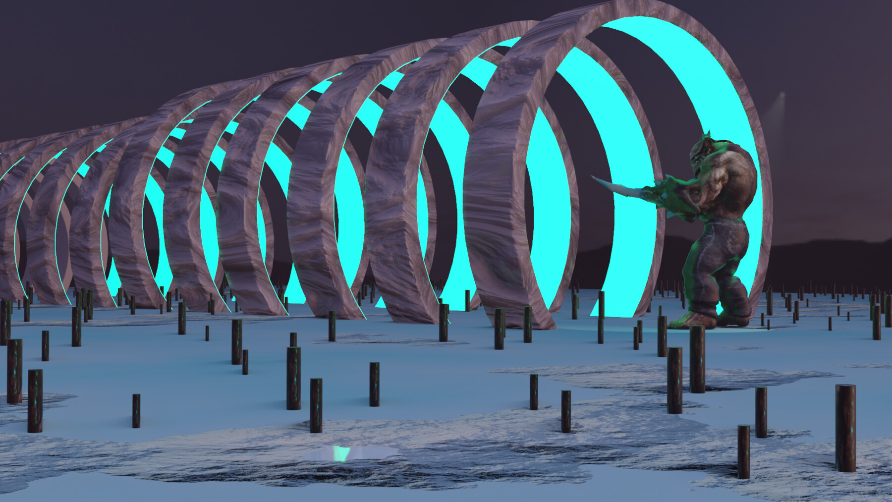 ArtStation - NORTH POLE MONSTER | Resources