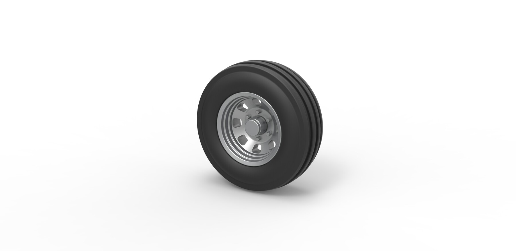 ArtStation - 3D printable Diecast front tractor wheel Scale 1 to 25 ...