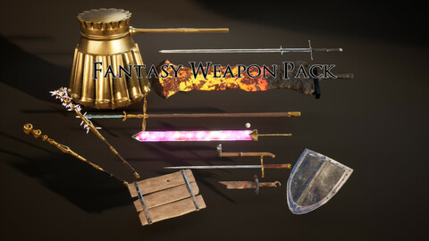 ArtStation - Chinese Weapon Pack | Game Assets