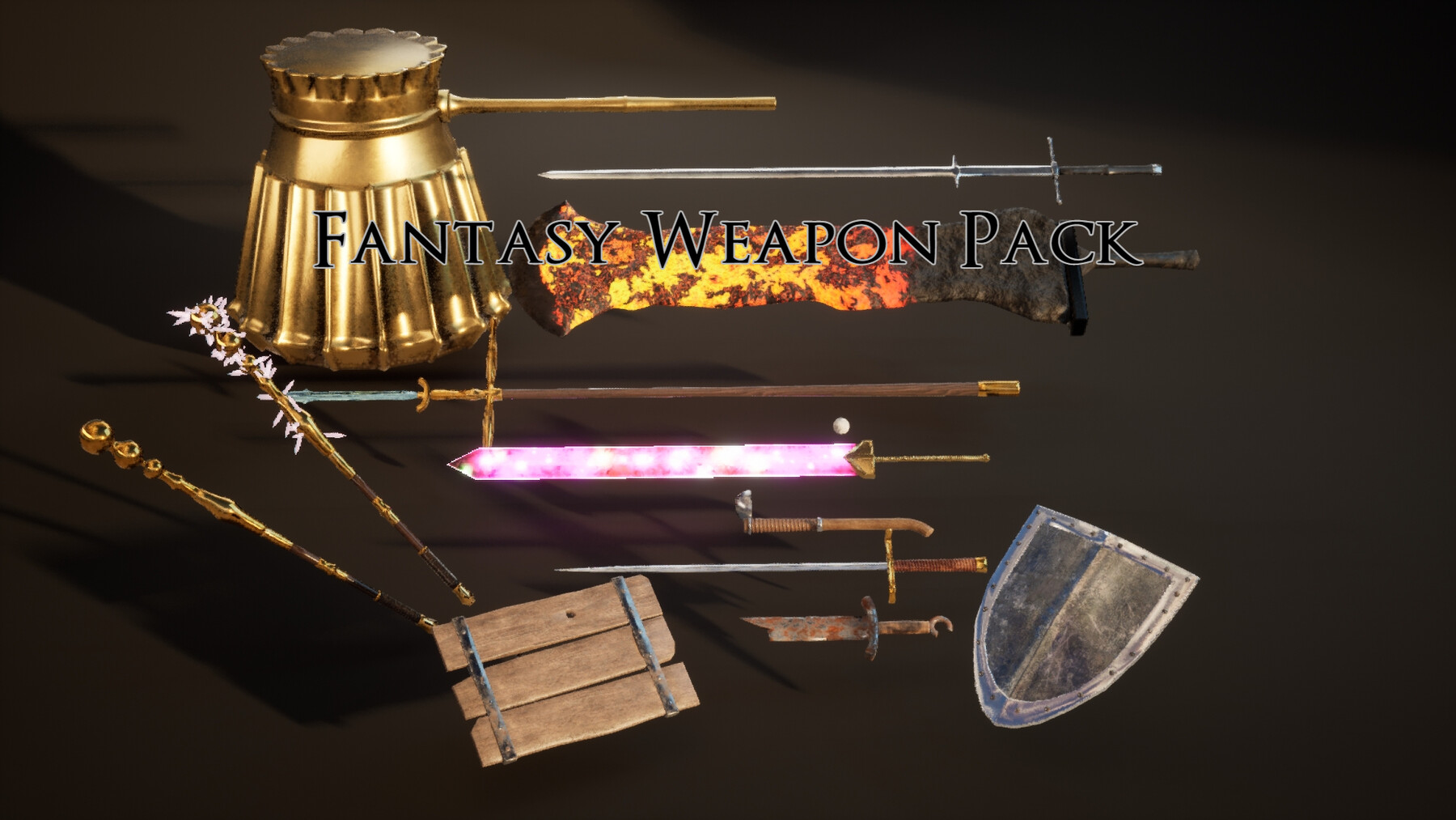 ArtStation - Fantasy Weapon Pack | Game Assets