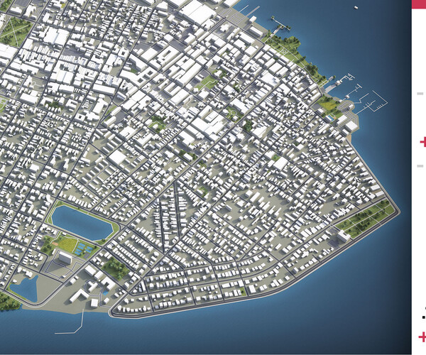 ArtStation - Charleston - South Carolina - 3D city model | Resources