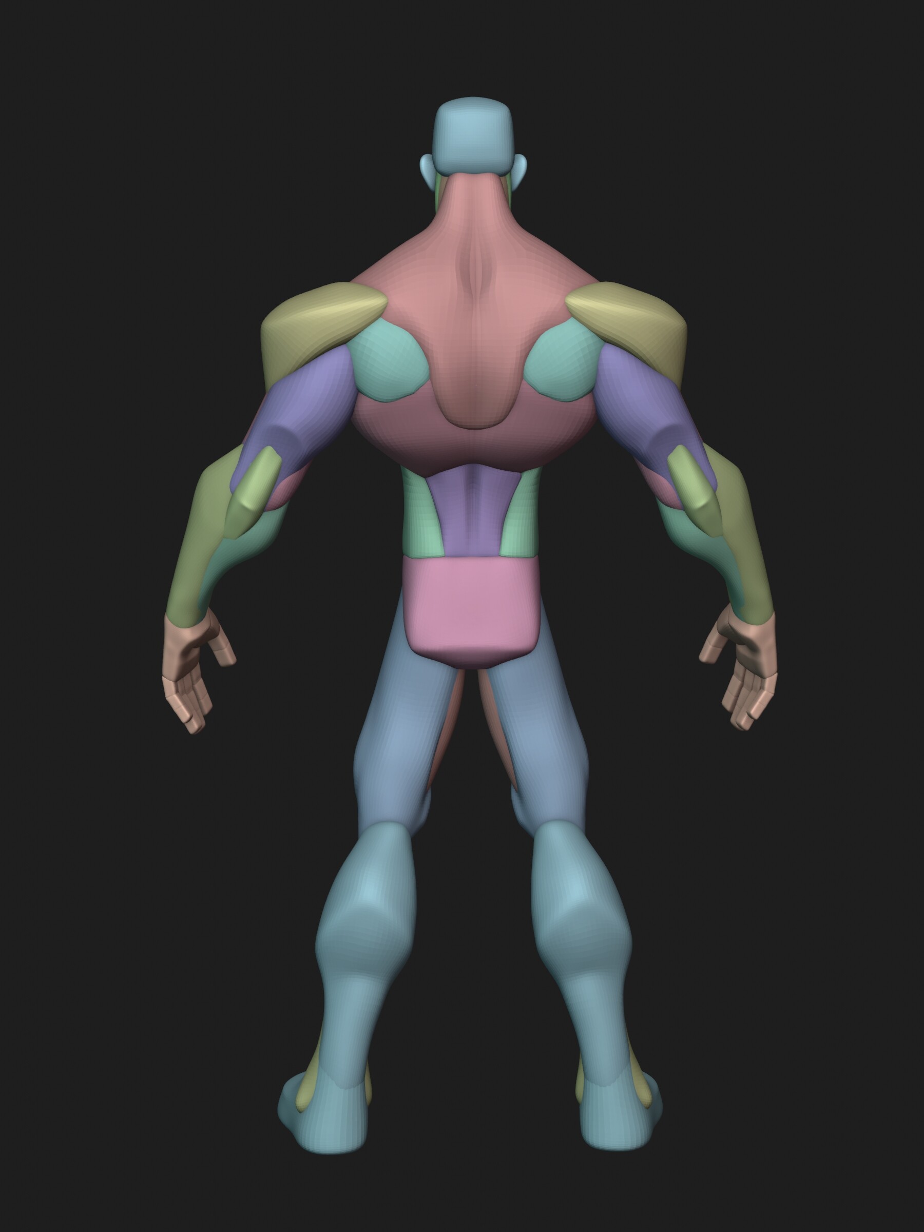 ArtStation - Infinity Hero Anatomy Blockout | Resources