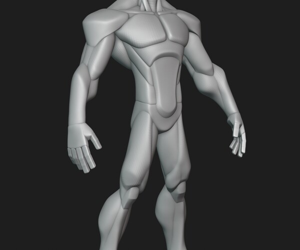 ArtStation - Infinity Hero Anatomy Blockout | Resources