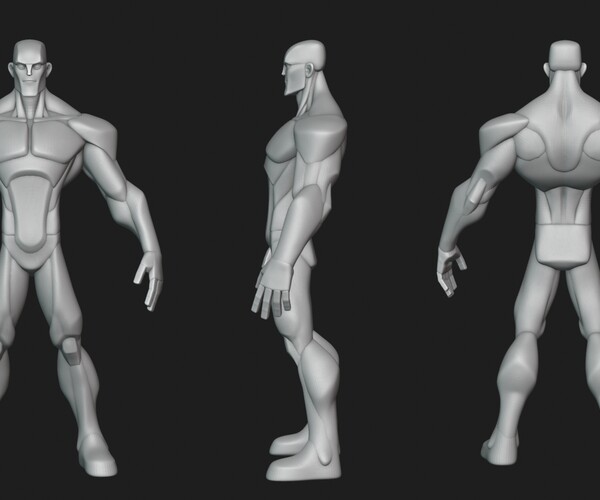 ArtStation - Infinity Hero Anatomy Blockout | Resources