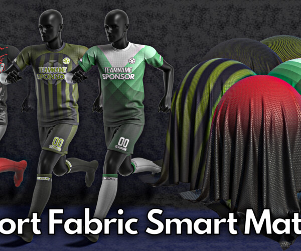ArtStation - Soccer No.1 : 5 Fabric smart material | Game Assets