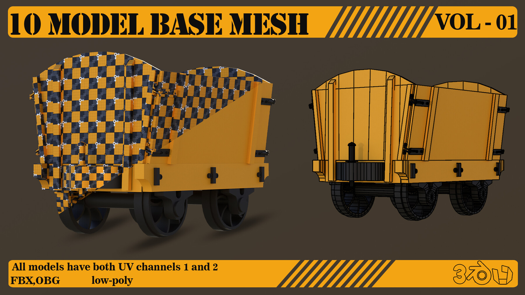 ArtStation - 10 Mining tools _ Base mesh | Game Assets