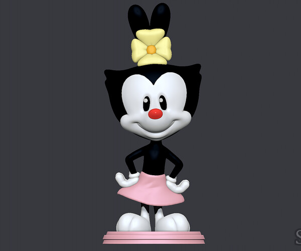 ArtStation - Dot Warner - Animaniacs 3D print model | Resources