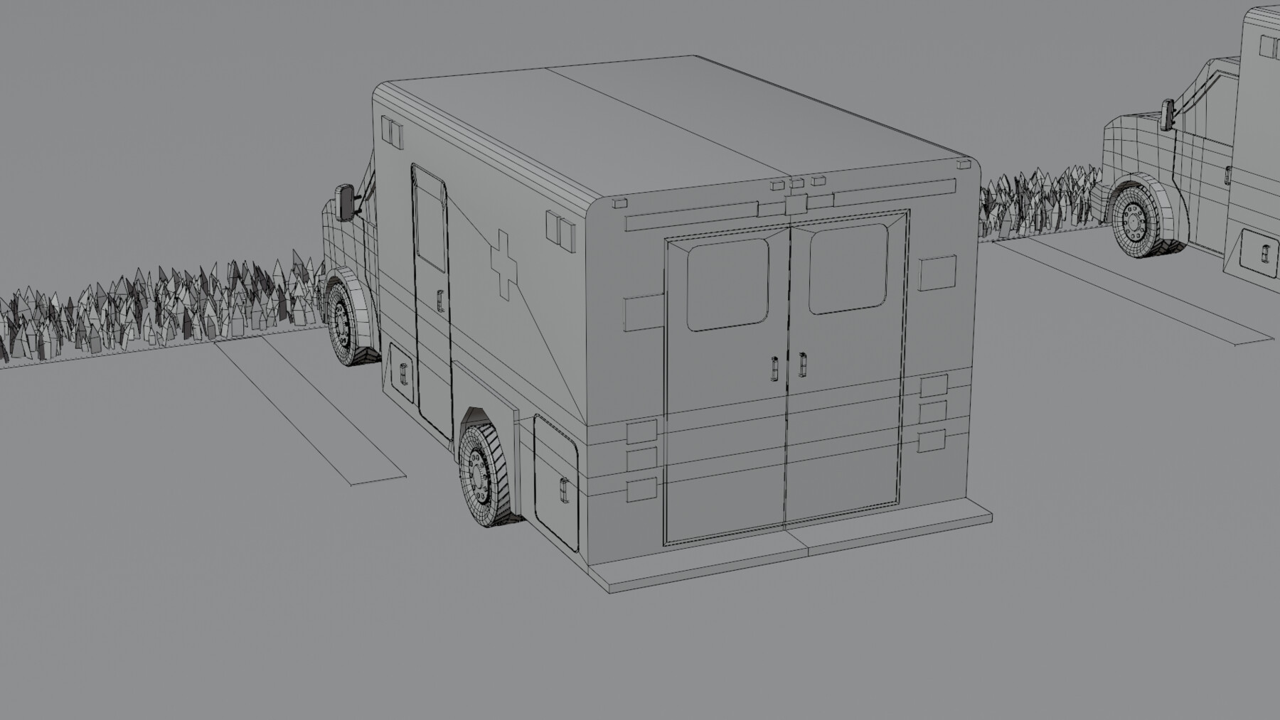 ArtStation - Hospital game ready Low-poly 3D model | Game Assets