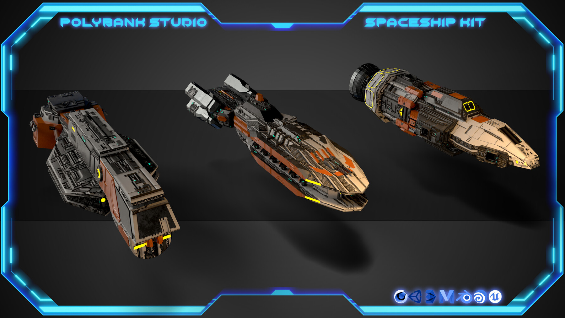 ArtStation - SpaceShips Mega Pack | Game Assets