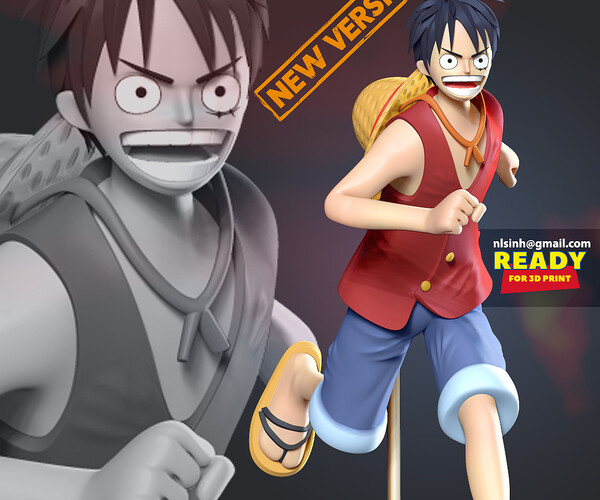 ArtStation - Luffy running | Resources