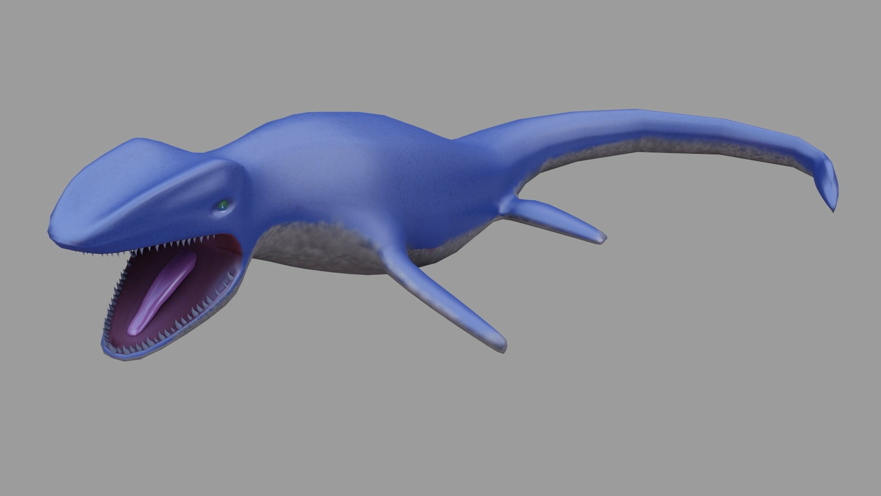 ArtStation - Mosasaurus Low Poly - Rigged | Game Assets