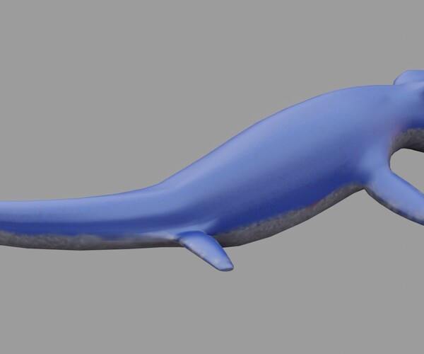 ArtStation - Mosasaurus Low Poly - Rigged | Game Assets