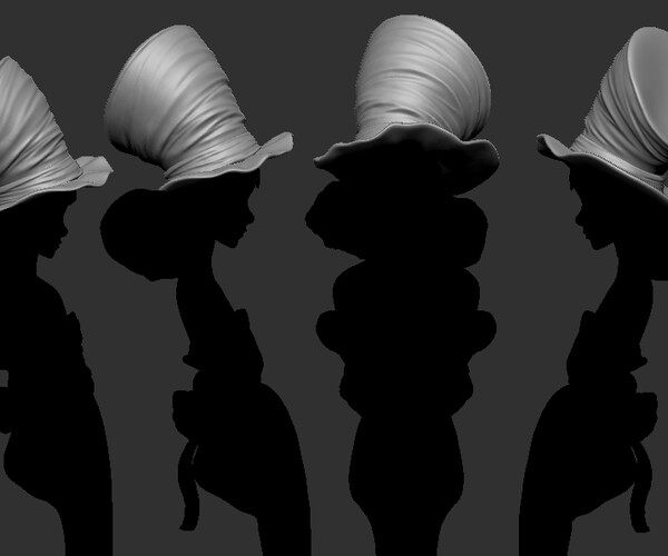 ArtStation - Hatters Hat - Toy model to print Part 01 | Resources