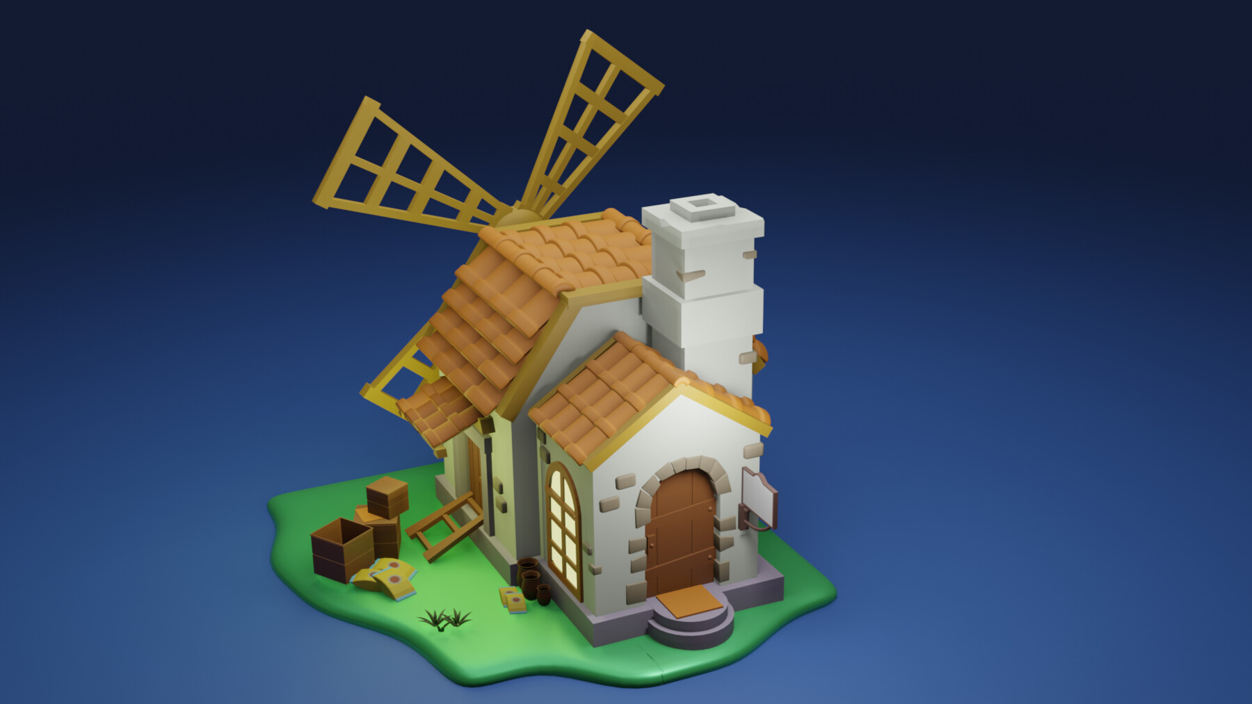 ArtStation - fantasy building collection cartoon | Game Assets