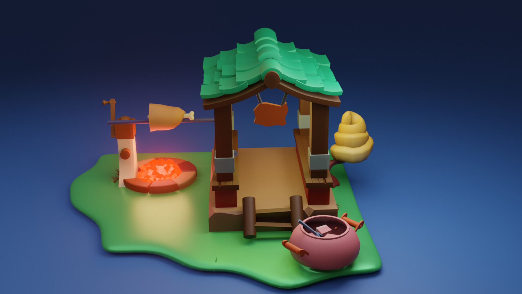 ArtStation - fantasy building collection cartoon | Game Assets