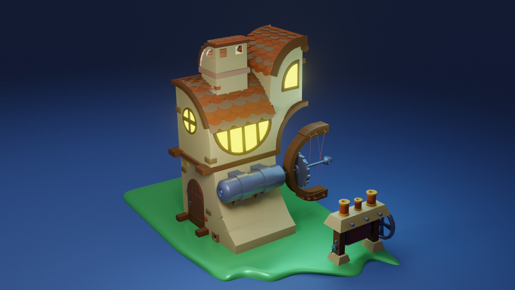 ArtStation - fantasy building collection cartoon | Game Assets