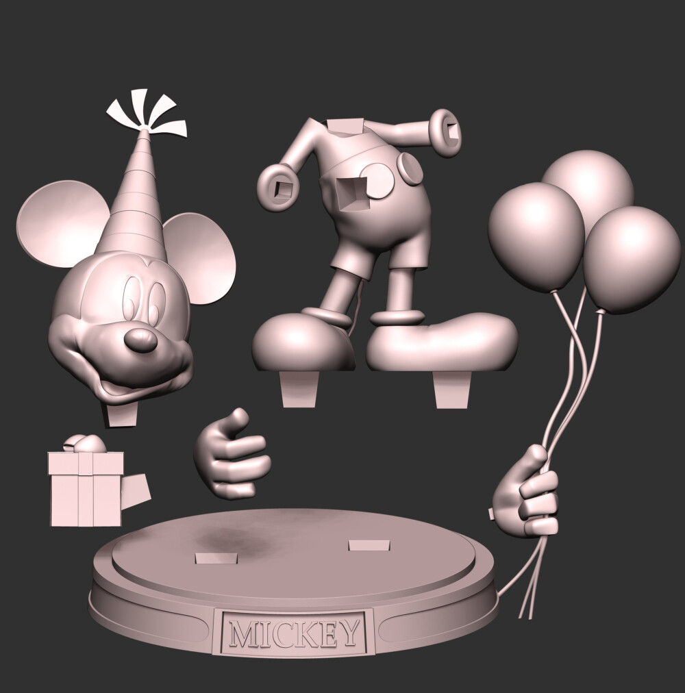 ArtStation - Mickey - Party | Resources