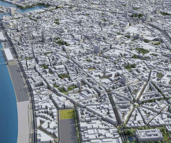 ArtStation - Antwerp - 3D city model | Resources