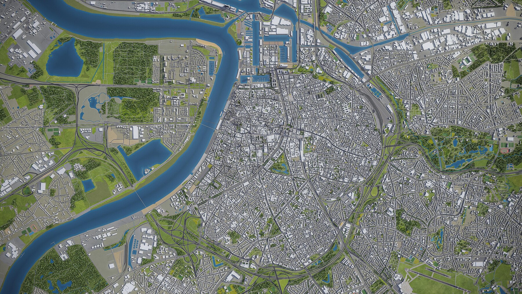 ArtStation - Antwerp - 3D city model | Resources
