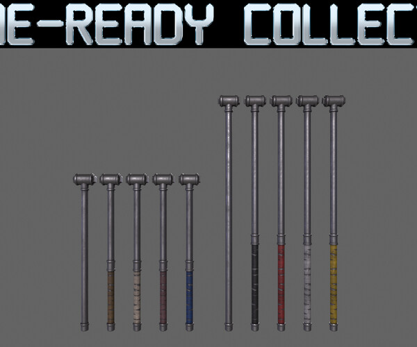 ArtStation - PBR Pipe Weapon V2 | Game Assets