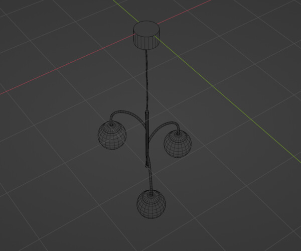 ArtStation - Ceiling lamp for interiors | Game Assets