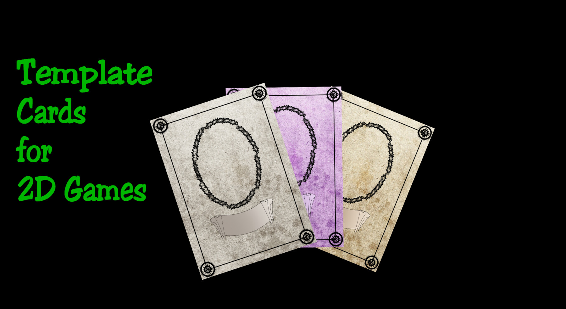 ArtStation - Fantasy 2D Card Templates | Game Assets