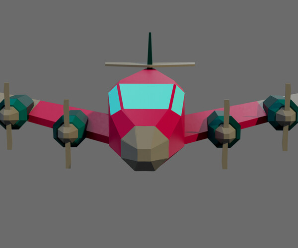 ArtStation - Low poly airport | Game Assets