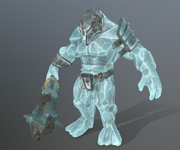 ArtStation - ice monster | Game Assets
