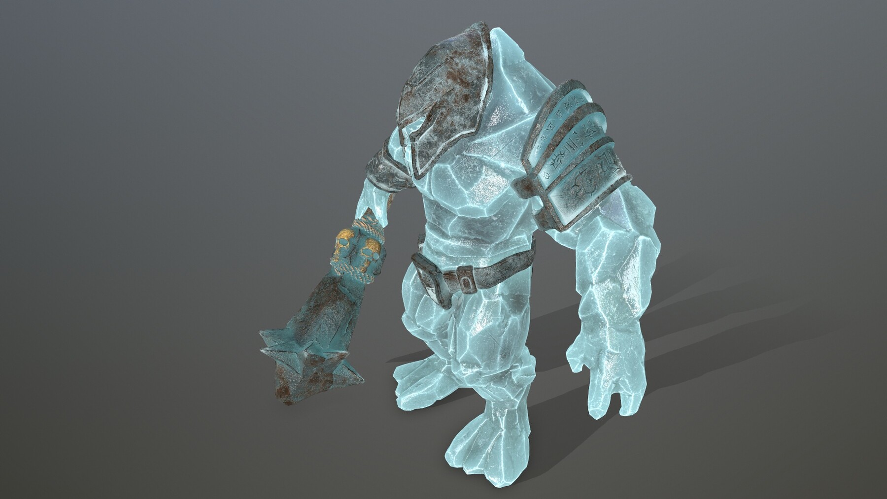 ArtStation - ice monster | Game Assets