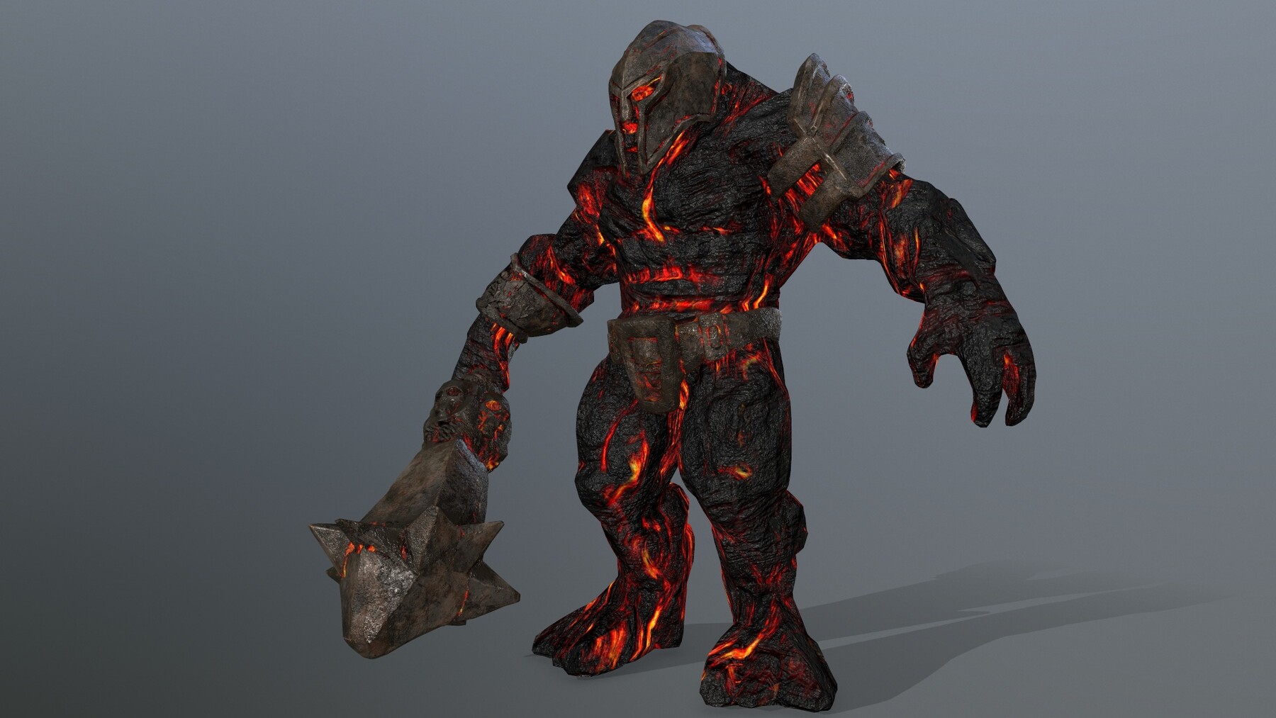 ArtStation - lava monster | Game Assets