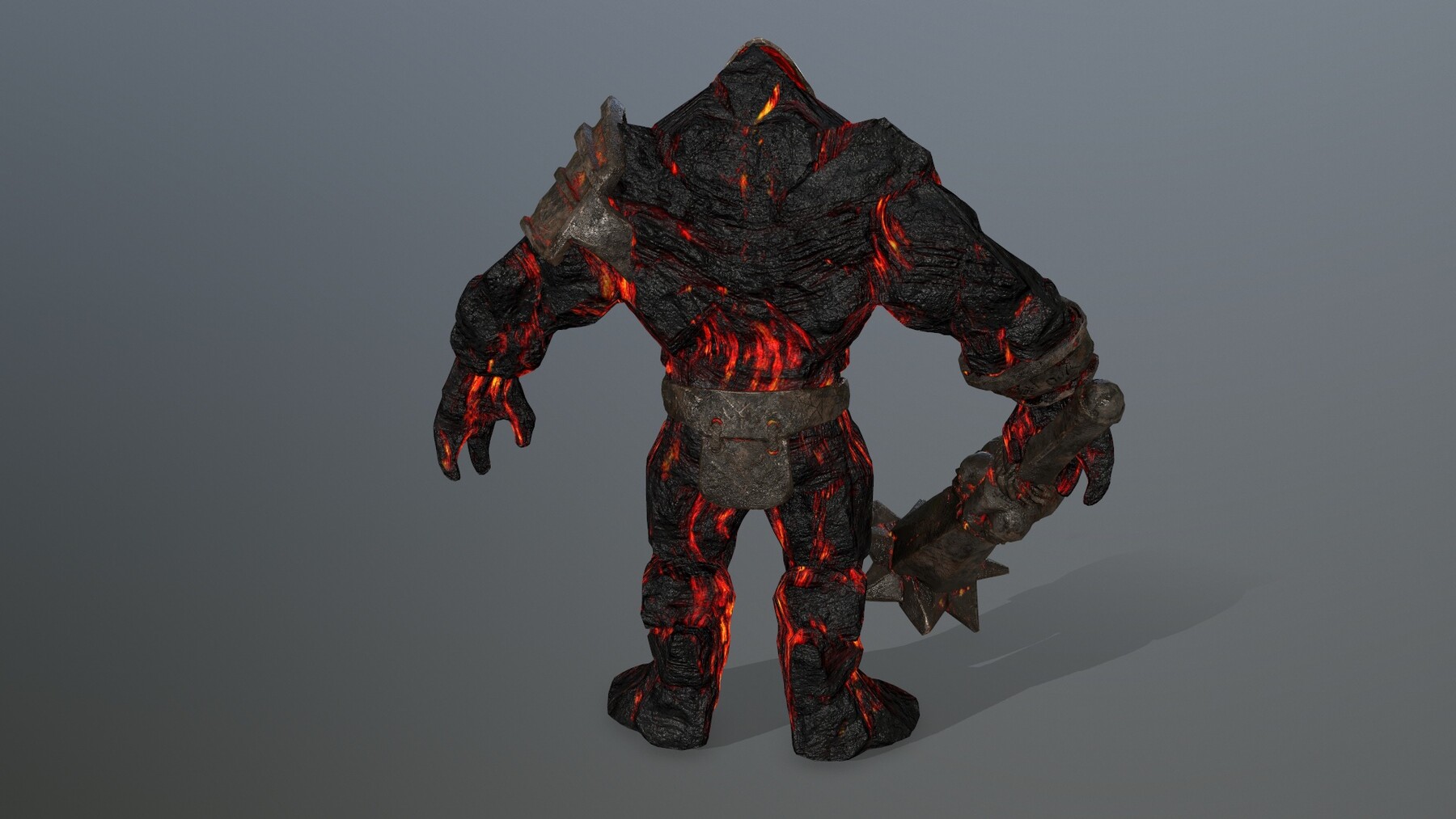 ArtStation - lava monster | Game Assets