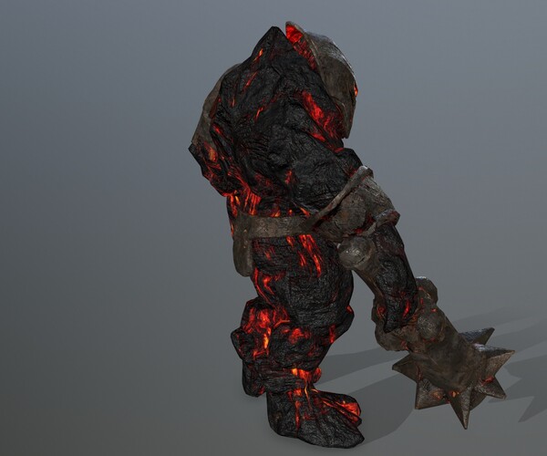 ArtStation - lava monster | Game Assets