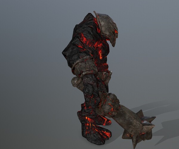 ArtStation - lava monster | Game Assets