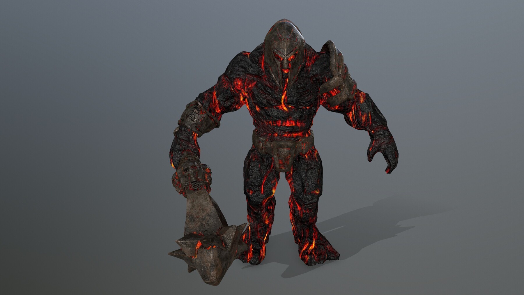 ArtStation - lava monster | Game Assets