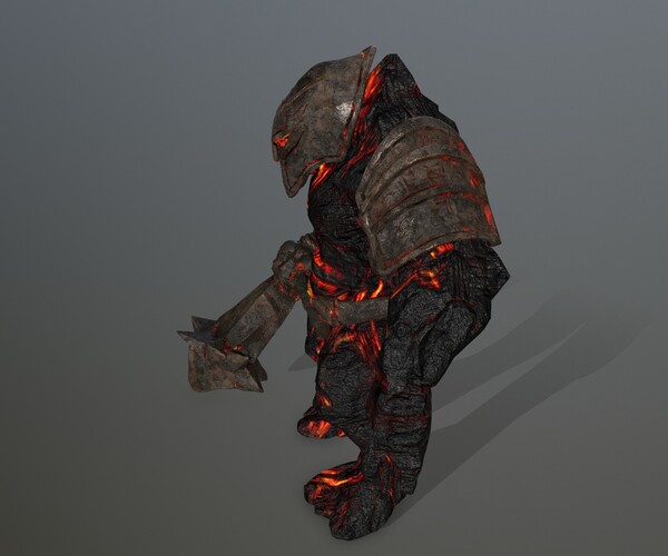 ArtStation - lava monster | Game Assets