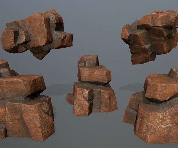 ArtStation - Rock Set | Game Assets