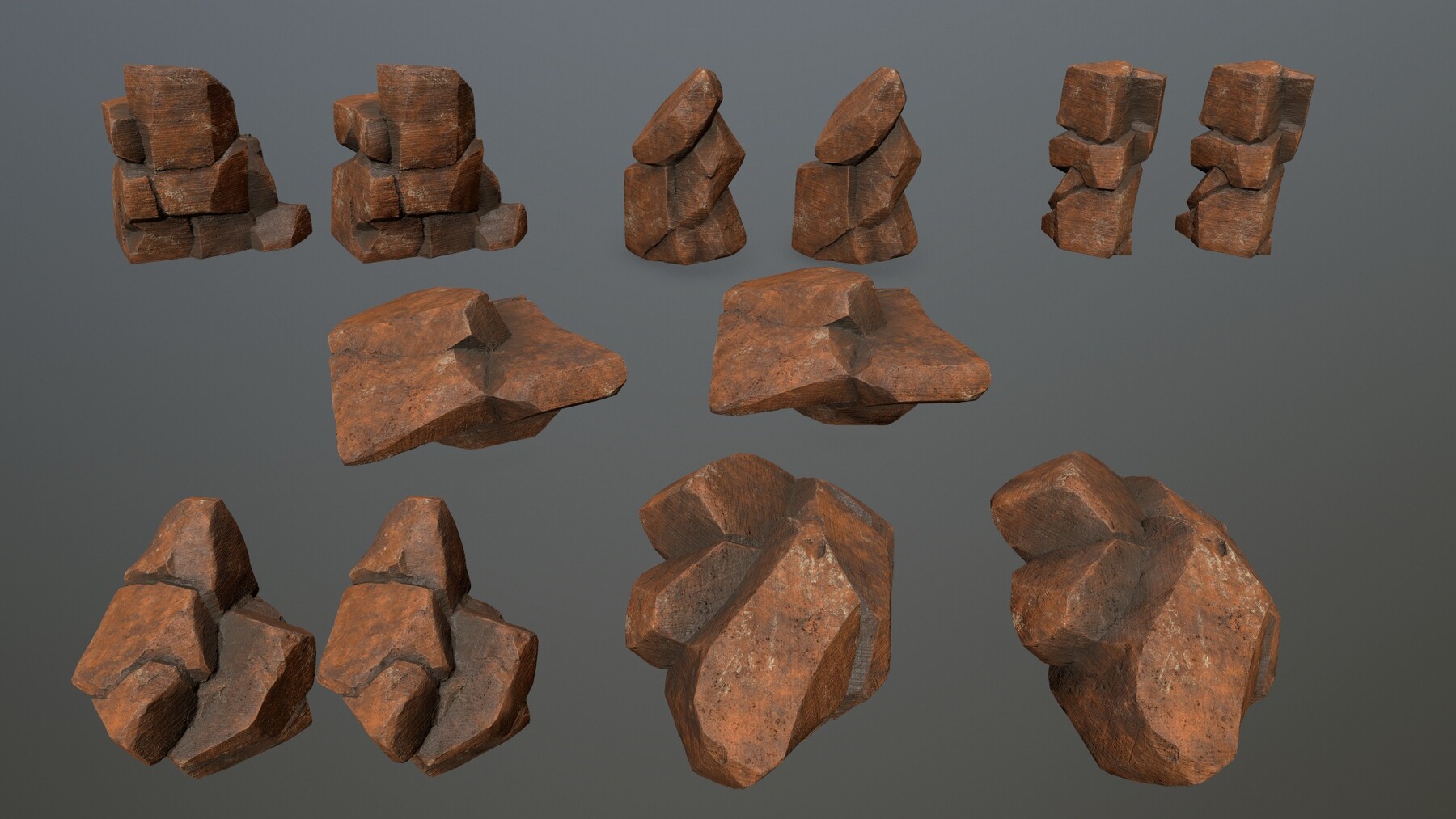 ArtStation - Rock Set | Game Assets