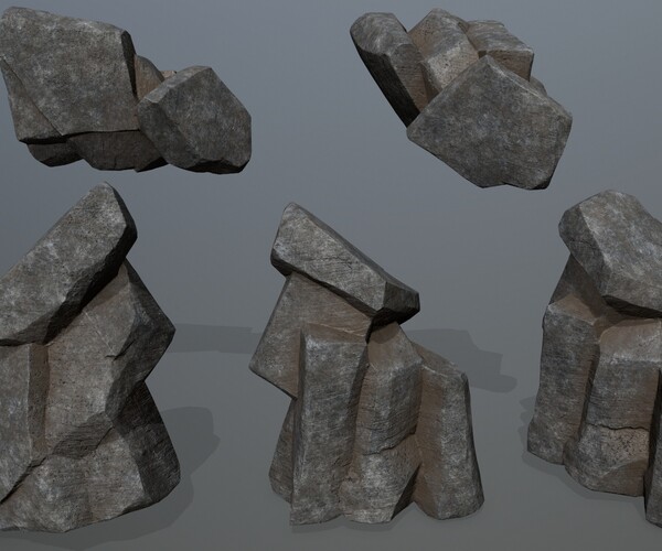 ArtStation - Rock Set | Game Assets