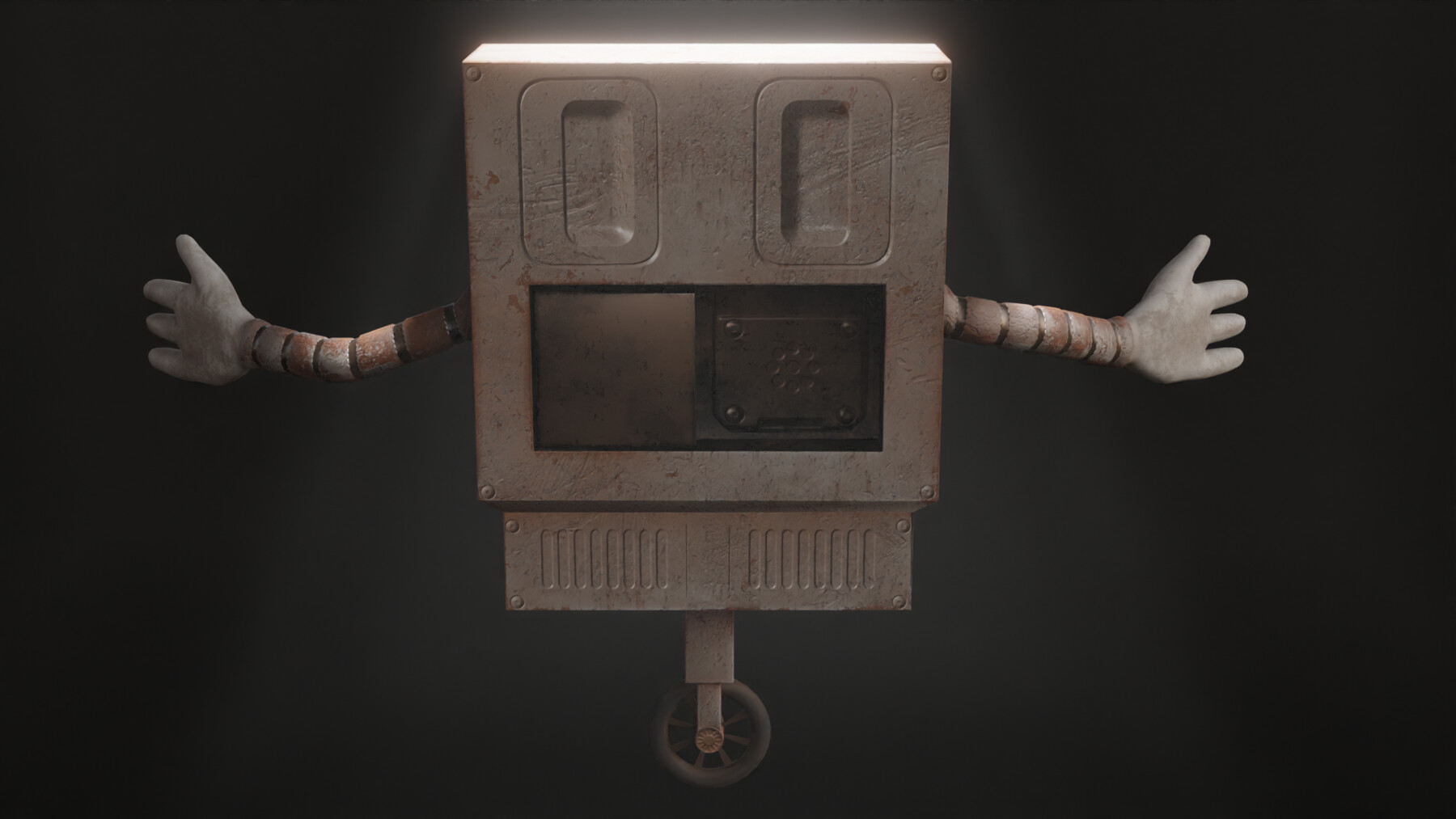 ArtStation - Mettaton Worn and Rusted Rigged | Resources