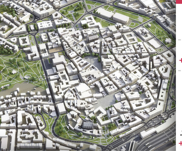 ArtStation - Brno - 3D city model | Resources