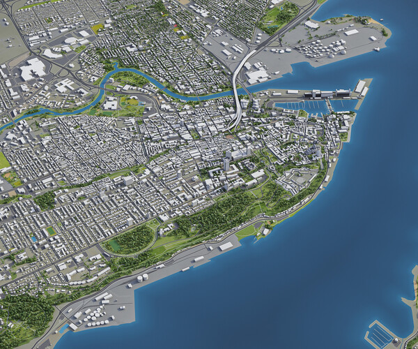 ArtStation - Quebec - 3D city model | Resources