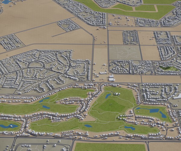 ArtStation - Cairo - 3D city model | Resources