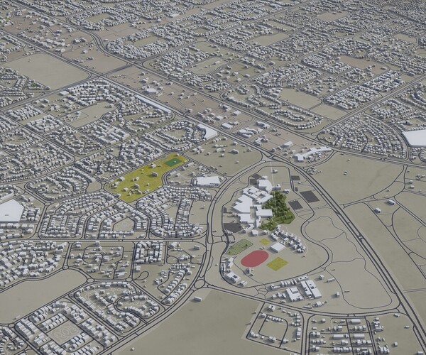 ArtStation - Cairo - 3D city model | Resources