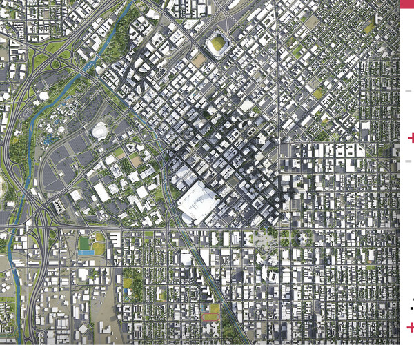 ArtStation - Denver - 3D city model | Resources