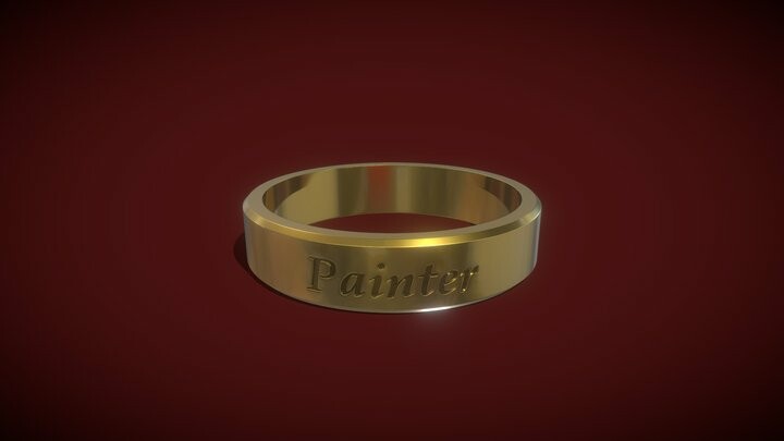 ArtStation - Painter Ring Gold | Resources